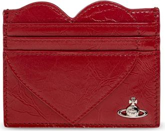 Vivienne Westwood Porte-cartes Coeur - Femme - Accessoires - Rouge - Taille: ONE Size