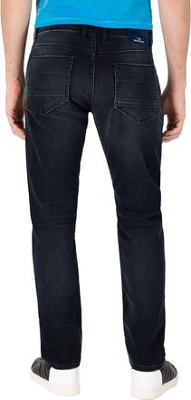 Timezone Herren Scott Slim Jeans, Blue Black Wash, 30W / 32L