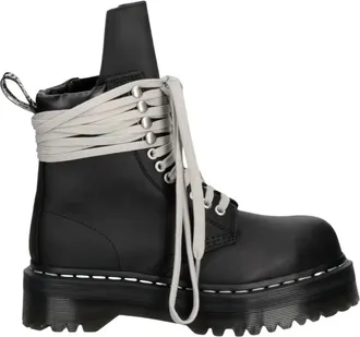 Rick Owens Botte &agrave; semelle compens&eacute;e et embout de s&eacute;curit&eacute; - Femme - Chaussures - Noir - Taille: 38 EU