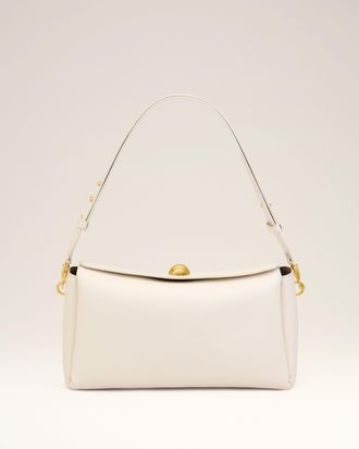 Ami Sac Carrousel Moyen Blanc en Cuir De Veau Blanc - TU - Unisex