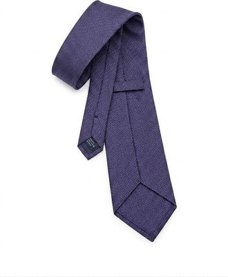 Givenchy Mens Blue Silk Tie