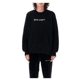 Palm Angels Classic Logo Sweatshirt - - Sweatshirts & Hoodies - Herren - Schwarzk - XS