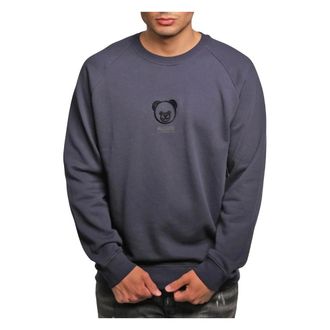 Moschino Homme, Sweatshirts et sweats &agrave; capuche, Bleu, Taille: 2XL Girocollo a costine SweaT-shirt