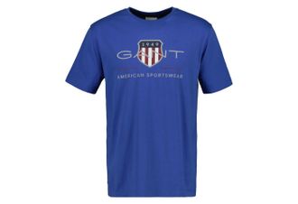 GANT T-Shirt Herren T-Shirt 1er Pack Baumwolle (Packung, 1er Pack)