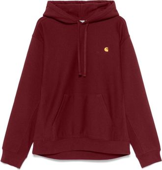 Carhartt Work in Progress American Script Hoodie - Rot
