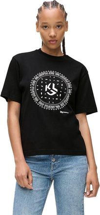 Karl Lagerfeld Regular Bandana Tee, Black, M
