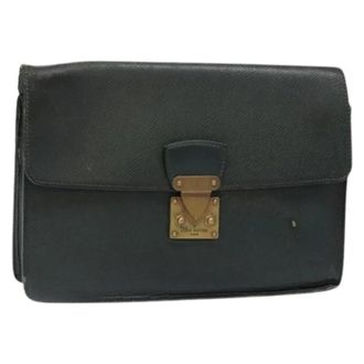 Louis Vuitton Pre-owned Taiga Leder Clutch - - Pre-owned - Damen - Gr&uuml;n - ONE SIZE