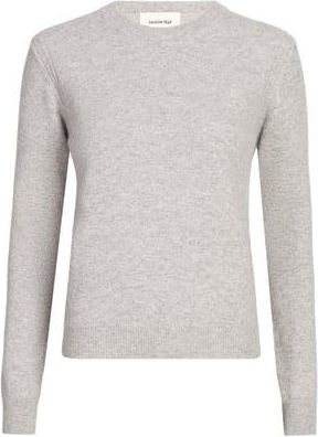 Saison 1865 Rechts Pullover Qiria Round Neck in Kaschmir - Grau