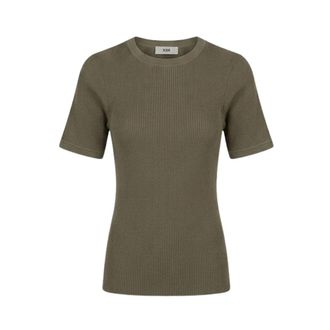 Rier Knw66Frs Fog Knit T-Shirt - - Tops - Herren - Gr&uuml;n - L