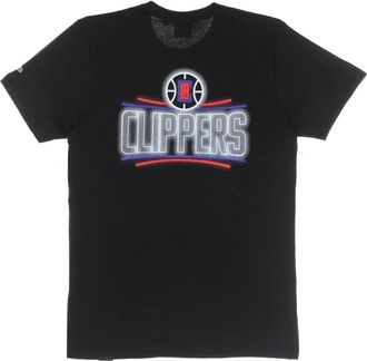 New Era NBA Neon Tee Loscli Schwarz - - Tops - Herren - Schwarzk - XL