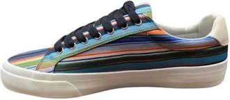 Paul Smith Homme, Chaussures, Multicolore, Taille: 42 EU Baskets en toile rayures