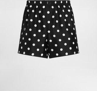 Dolce & Gabbana Boxershorts Aus Seidentwill Mit Polka-dot-print - Mann Unterw&auml;sche Und Loungewear Multicolor 3