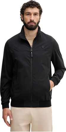 Guess Homme, Sweatshirts et sweats &agrave; capuche, Noir, Taille: L Angelo Jacket