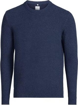 Au Printemps Paris Pull &agrave; col rond en coton m&eacute;lang&eacute;