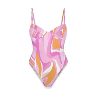 MC2 Saint Barth Damen Badeanzug Blumenmuster - - Swimwear - Damen - Mehrfarbig - L