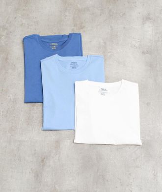 Polo Ralph Lauren 3er-Pack T-Shirt in Blau-Multi