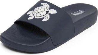 Vilebrequin Homme, Chaussures, Bleu, Taille: 40 EU Beach Slider Turtle