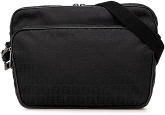 Fendi Hobo Bags - Zucchino Canvas Crossbody - Gr. unisize - in Schwarz - f&uuml;r Damen