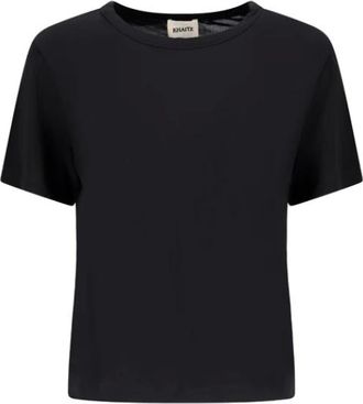Khaite Femme, Tops, Noir, Taille: 42 FR Emmylou T-shirt Classique