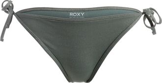 Roxy Shiny Wave - Tie Side Bikini Bottoms for Women - Bikinihose zum Binden an der Seite - Frauen - M - Gr&uuml;n