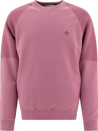 Stone Island Sweatshirt mit Raglanärmeln - Rosa