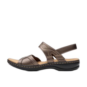 Clarks L&auml;ssige Damen-Sandalen, Bronze Metallic, 38.5 EU