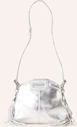 Maje Umh&auml;ngetasche silber