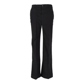 Ralph Lauren Wide Hosen - - Trousers - Damen - Schwarzk - XS