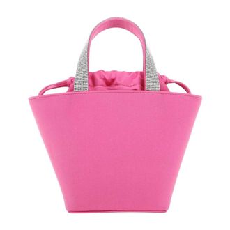Amina Muaddi Femme, Sacs, Rose, Taille: ONE Size Rih Bucket Bag