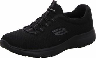 Skechers Femme SUMMITS Sneaker, Noir, 42 EU