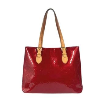 Louis Vuitton Sac bandouli&egrave;re cabas vintage Monogram Vernis Pre-owned - Femme - Pre-owned - Rouge - Taille: ONE Size