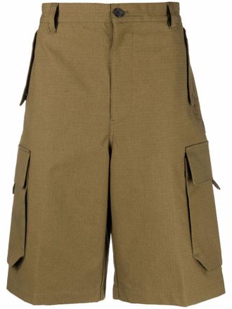 Kenzo short &agrave; poches cargo - Vert