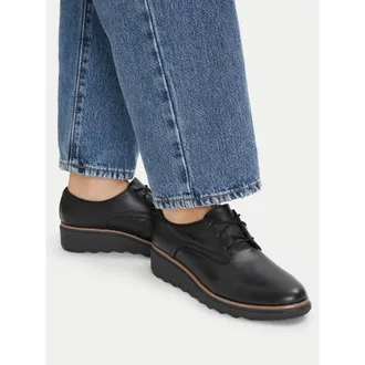Clarks Oxford Schuhe Clarks Sharon Rae 261754164 Schwarz