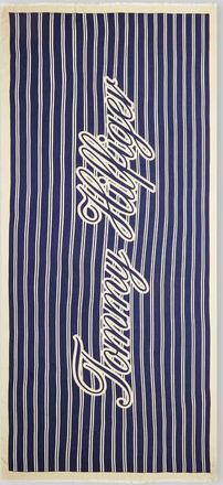 Tommy Hilfiger Tuch aus Modal-Baumwoll-Mix mit Logo-Schriftzug
