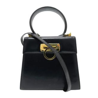 Ferragamo Pre-owned Leder Handtaschen - - Pre-owned - Damen - Schwarzk - ONE SIZE