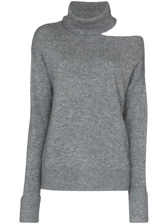 Paige pull Raundi à découpe - Gris