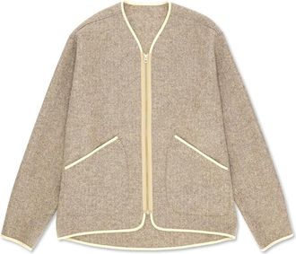 Fortela Homme, Vestes, Beige, Taille: M Sherpa Lp024