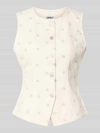 Only Regular Fit Weste aus reiner Baumwolle Modell NAOMI