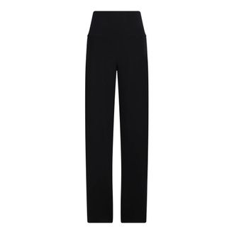 Norma Kamali Femme, Sport, Noir, Taille: 42 FR Straight Leg Pant