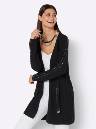 Création L Strickjacke Long-Strickjacke
