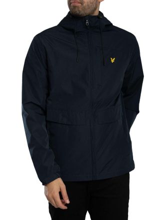Lyle & Scott Leichte Jacke Mit Durchgehendem Rei&szlig;verschluss Und Kapuze, Blau