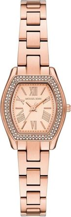 Michael Kors Montre Petite Chelsea Pav&eacute; bicolore - Femme - Accessoires - Jaune - Taille: ONE Size