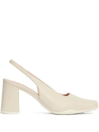 Fabiana Filippi escarpins à bride arrière 75 mm - Tons neutres