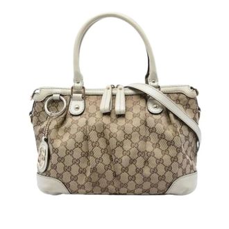 Gucci Sac Sukey Pre-owned - Femme - Pre-owned - Beige - Taille: ONE Size