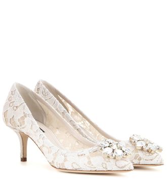 Dolce & Gabbana Verzierte Pumps Bellucci aus Spitze