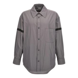 Thom Browne Snap Front Overshirt - - Shirts - Herren - Grau - S