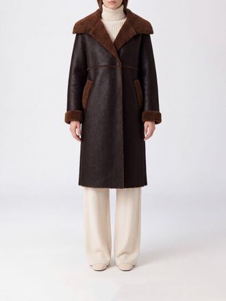 Eleh Manteau en fausse fourrure avec col marin et poches fendues