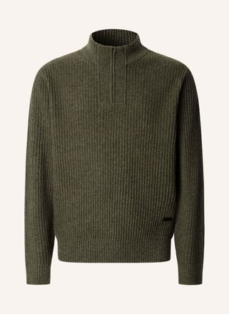 Hackett Pullover Highland Stitch Hzip gruen