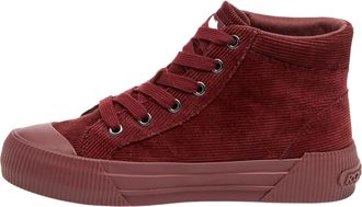 Rocket Dog Cheery High Top Turnschuhe f&uuml;r Damen, Kord (Burgunderrot)