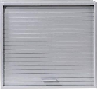 Simmob Meuble Cuisine Alu 1 Rideau 1 Etagère Largeur 60 H 53.6 P 25 cm